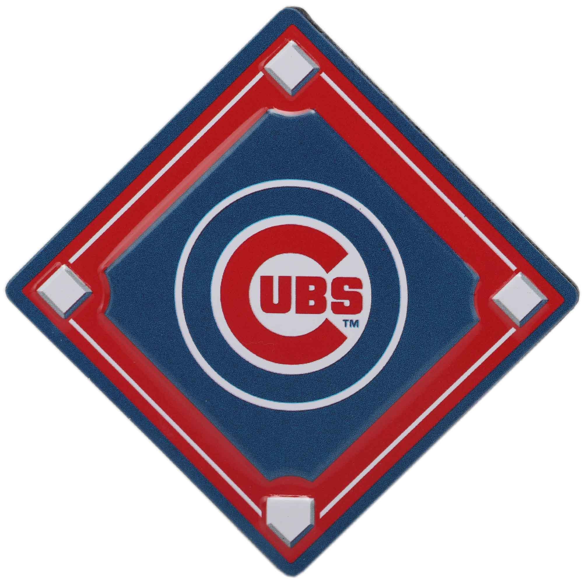 Chicago Cubs Baseball Diamond Logo Magnet | Pop Classics