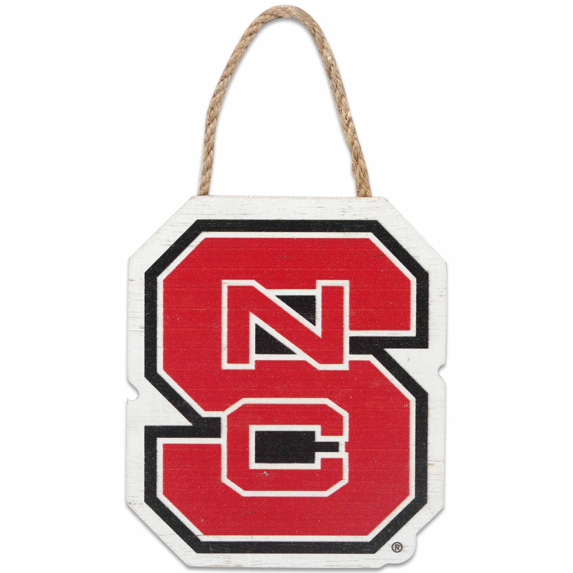 North Carolina State University Logo Icon Mini Hanging Wood Wall Decor ...