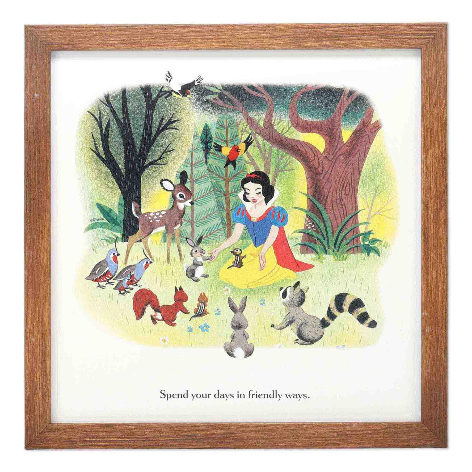 Disney Snow White Golden Book Framed Wood Wall Decor | Pop Classics