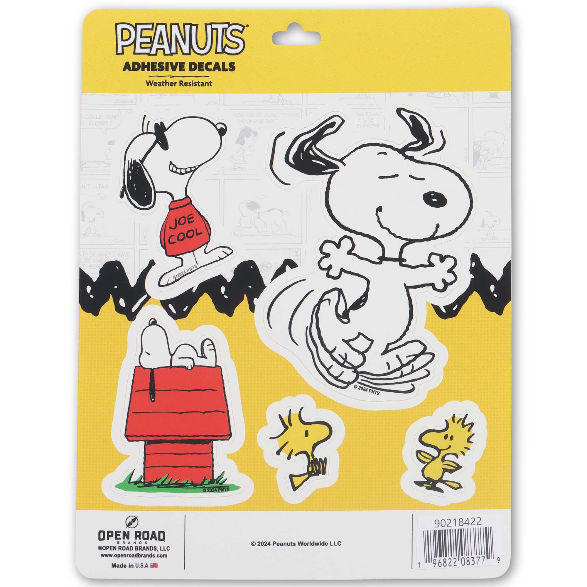 Peanuts Snoopy & Woodstock Adhesive Decals | Pop Classics